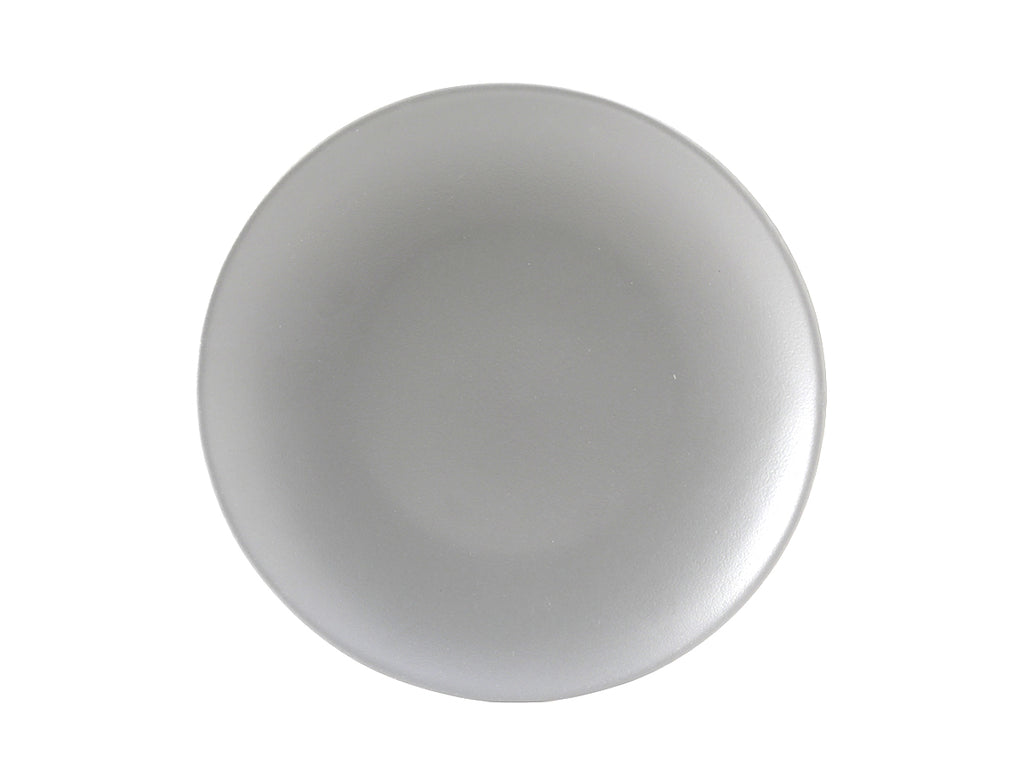 Tuxton Plate Coupe Plate 9" Zion Matte Gray Coupe – W3 Sales