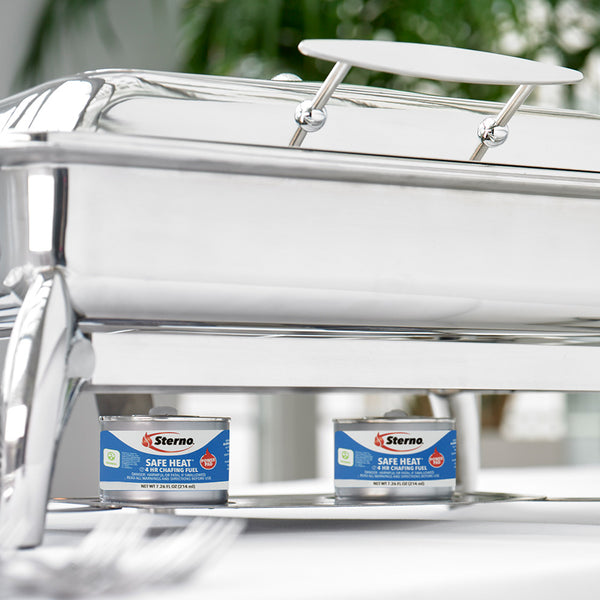4 Hour Sterno Safe Heat WIck Chafing DIsh Fuel w/ Power Pad – W3 Sales